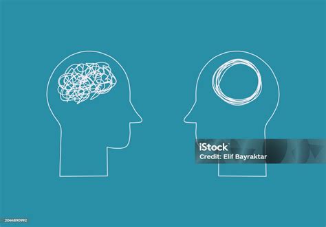 Head Sign With Doodle Line Problem Resolve Control Understand Question Mental Problem Solving