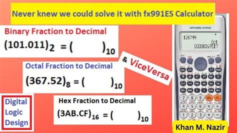 Fractional Number Conversion Into Binary Decimal Octal And Hex Using