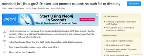 Yyds干货盘点 解决：standardinitlinuxgo219 Exec User Process Caused51cto博客standardinitlinux