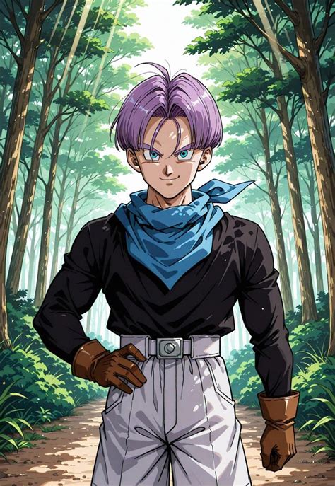 Trunks Dragon Ball Gt Base And Super Saiyan Forms Illustrious Base Form Illustrious