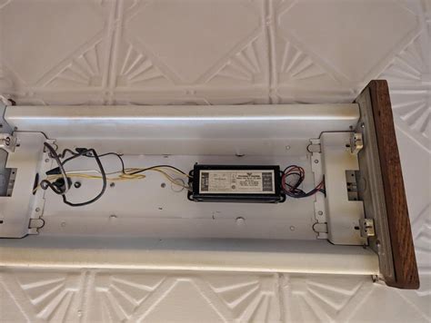 How Can I Replace This Ancient Ballast With A Basic Led Light Fixture I Can Cut And Connect