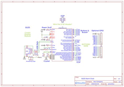 Oled Alarm Clock Wip Oshwlab