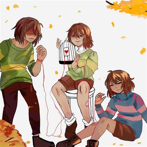 Kris Frisk Y Chara Fanart Deltarune Dibujos Animados Bonitos