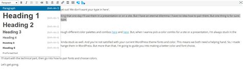 How To Change Fonts Font Color And Font Size In WordPress