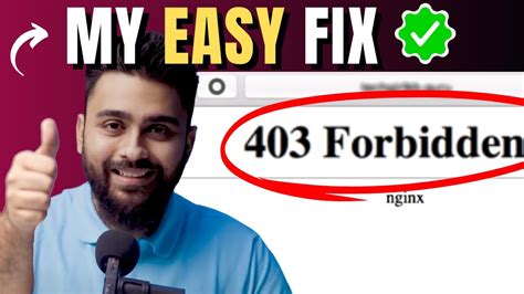 2024 Quickly Fix 403 Forbidden Error YouTube