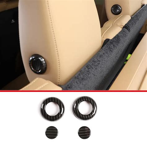 Head Rest Button Cover Carbon Style For Rover Range Rover Vogue L460 2 Victorious Automotive