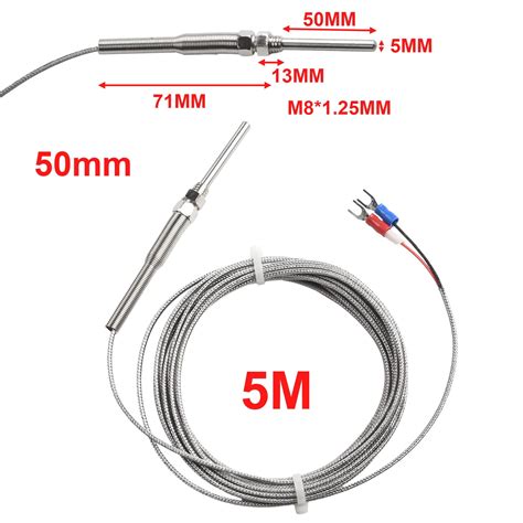 K Type Thermocouple Probe Temperature Sensor Controller Sensor Sensor