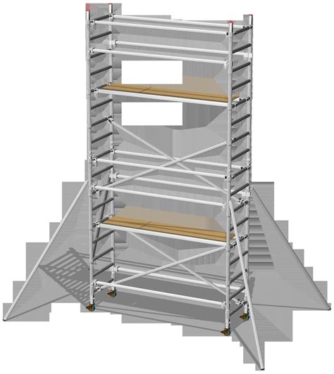 Single Width Mobile Scaffold Tower Scaffolding Home Shoe Rack