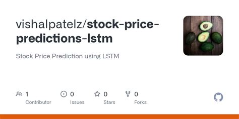 Github Vishalpatelz Stock Price Predictions Lstm Stock Price Prediction Using Lstm