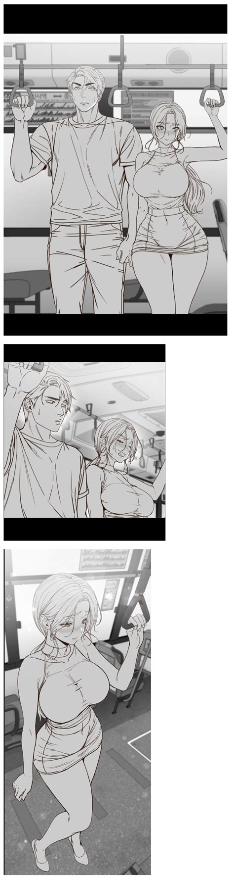 버스 안의 용민과 예현 웹툰 웹소설 만화 에펨코리아