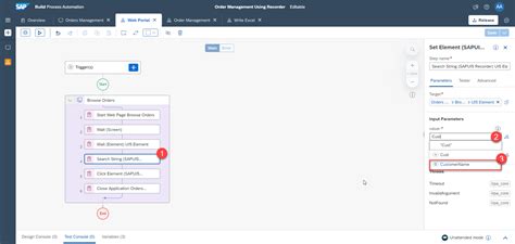Automate The Extraction Of Order Details In Orders Management Application SAP Tutorials