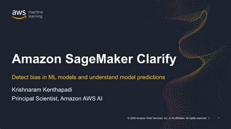 Amazon Sagemaker Clarify Pptx Amazon Sagemaker Clarify Pptx