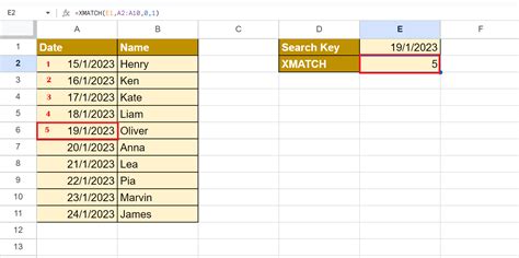 How To Use XMATCH Function In Google Sheets Sheetaki