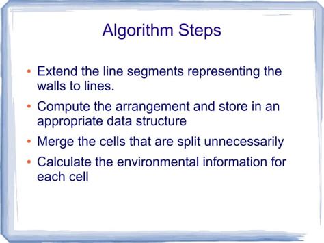 Exact Cell Decomposition Of Arrangements Used For Path Planning In