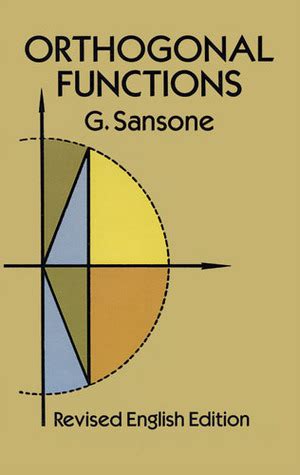 Orthogonal Functions Revised English Edition By Giovanni Sansone Goodreads