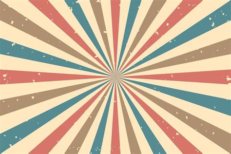 Vintage Retro Style Background Sun Burst Style 48262902 Vector Art At