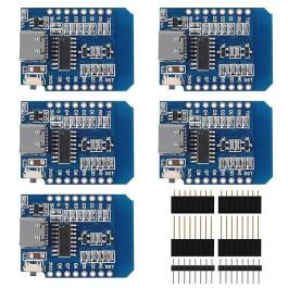 ACEIRMC 5pcs Type C ESP8266 ESP 12 ESP 12F NodeMcu Mini D1 Module WeMos Lua 4M Bytes WLAN WiFi