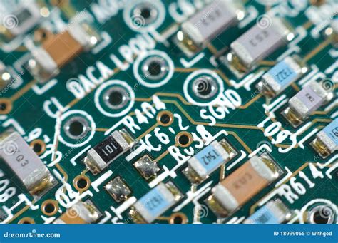 Printed Circuit Board Macro Stock Image Image Of Notation Designation 18999065