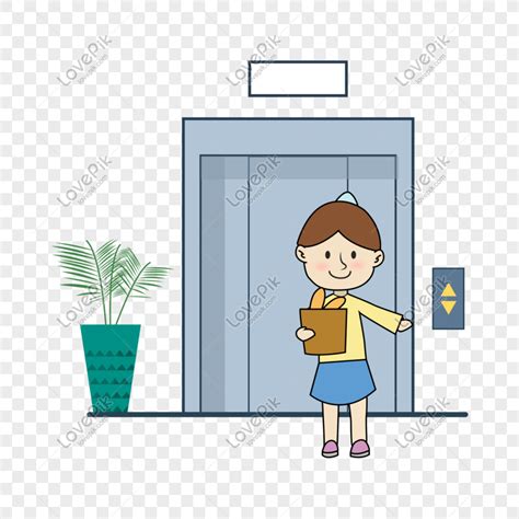 엘리베이터 문 Png 일러스트 무료 다운로드 Lovepik