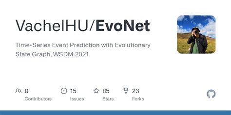 Github Vachelhu Evonet Time Series Event Prediction With Evolutionary State Graph Wsdm 2021