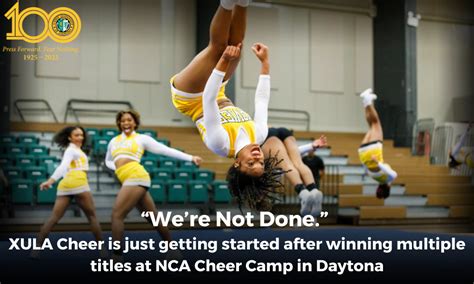 “were Not Done ” Xula Cheer Is Just Getting Started After Winning