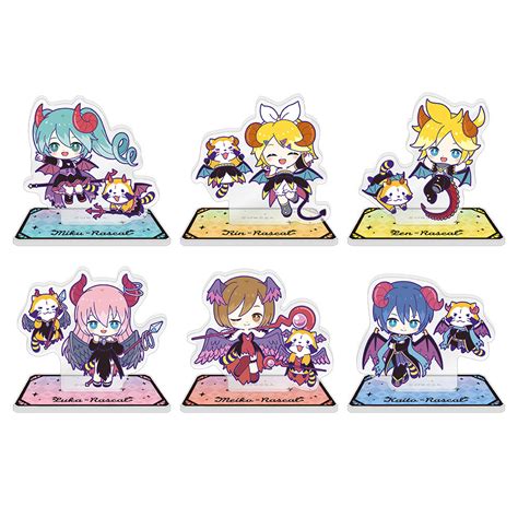 Hatsune Miku X Rascal The Raccoon 2023 Acrylic Stand Collection Box Set