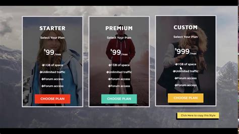 Ultimate Pricing Table Visual Composer Addon Wpbakery Page Builder Add On Youtube