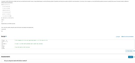 Solved Q Please Answer The Question In Matlab And Only Chegg
