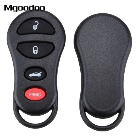 3 1 Panic Button Remote Car Key Shell Fob Blank Case Replacement For Chrysler Sebring Jeep