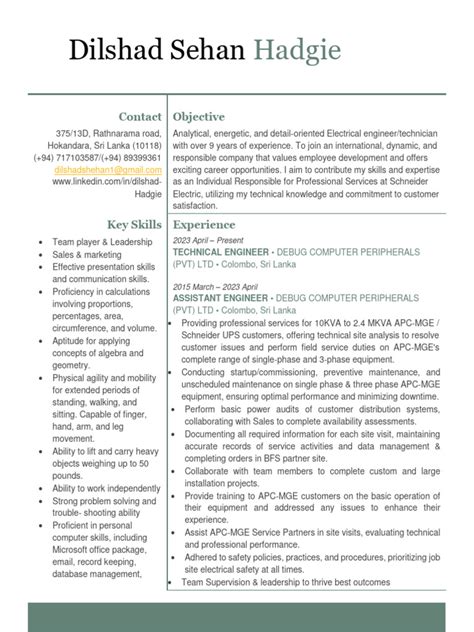 cv dilshad sehan hadgie pdf engineer business