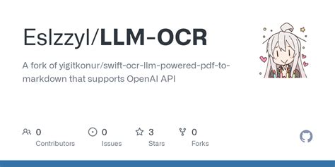 github eslzzyl llm ocr a fork of yigitkonur swift ocr llm powered