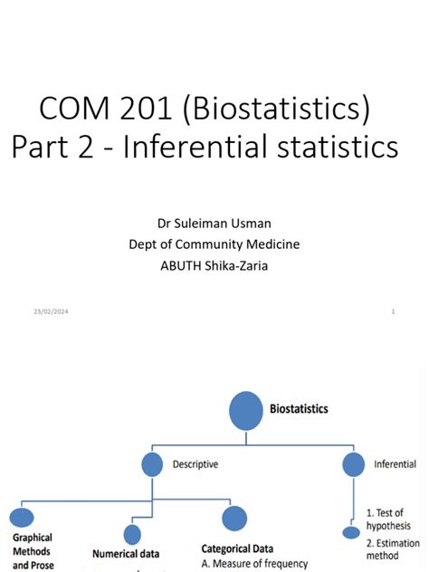 Inferential Statistics 20032024 Pdf Sampling Statistics Confidence Interval