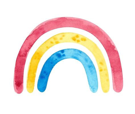 Premium Vector Pansexual Pride Watercolor Clipart Lgbt Art Rainbow