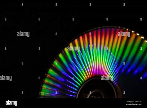 Reflection Of Light In A Compact Diskcd Or Digital Versatile Diskdvd