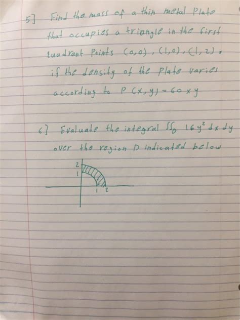 Solved 17 Evaluate The Following Double Integral So S 12xy Chegg Com