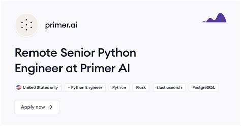 Primer Ai Hiring Senior Python Engineer • Remote Work From Home Himalayas