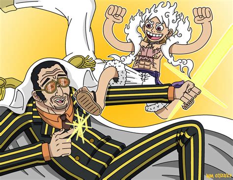 One Piece Luffy Vs Kizaru By Cartoonwill On Deviantart