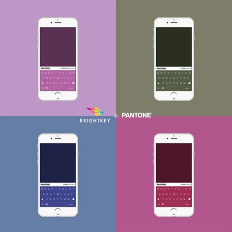 Brightkey Pantone Bring Colorful Keyboards To Ios Devices