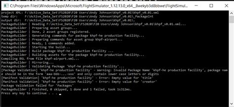 MSFS ADE For MSFS Error FSDeveloper