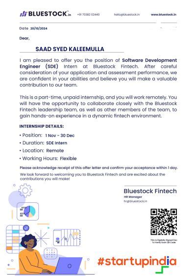 Saad Syed Kaleemulla On Linkedin Internship Softwaredevelopment Fullstack Bluestockfintech