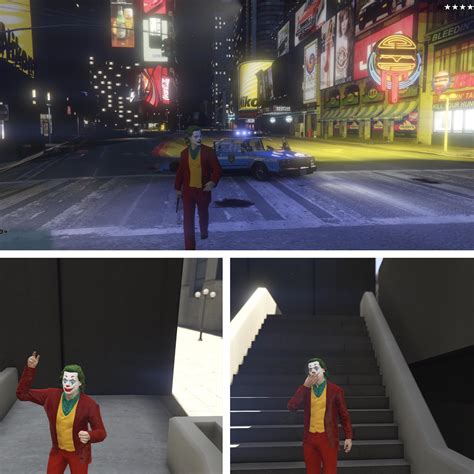 Joker Mod For GTA V Tried Recreating Scenes With Rockstar Editor But Go Figure It Doesnt Work