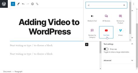 How To Add Videos To WordPress