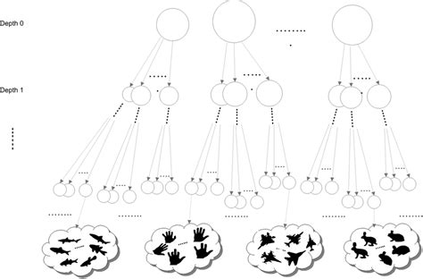 Depiction Of A Hierarchical Tree Based Indexing Structure Generated