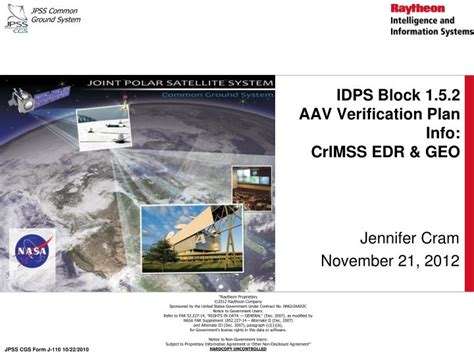 Ppt Idps Block 1 5 2 Aav Verification Plan Info Crimss Edr And Geo Powerpoint Presentation Id