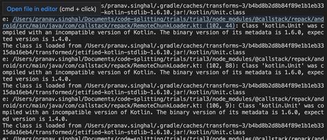Kotlin Version Issue On React Native Run Android · Issue 184 · Callstackrepack · Github