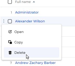 Delete Records Creatio Academy
