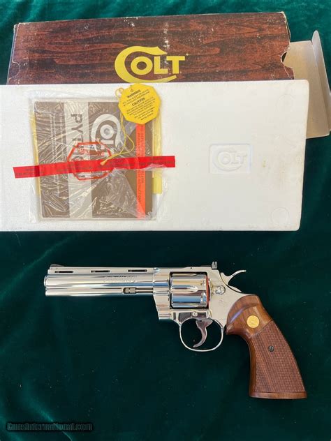 COLT PYTHON LNIB BOX PAPERS