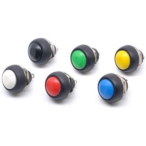 Jual Saklar Pencet Push Button Switch 12mm Jakarta Barat Mega Gemilang Glodok Tokopedia