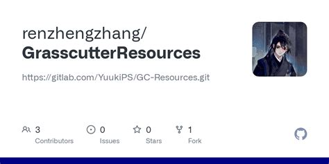 Github Renzhengzhang Grasscutterresources Https Gitlab Yuukips Gc Resources Git