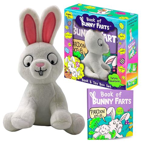 Book Of Bunny Farts Interactive Farting Toy Book T Box Set Humor